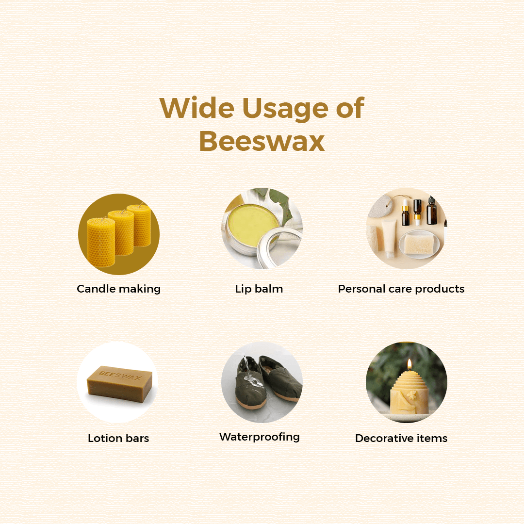 Pure Bees Wax Brick for Art and Crafts (500 grams) – The West Indian ...