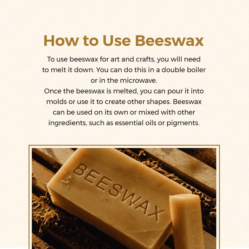 Pure Bees Wax Brick for Art and Crafts (500 grams) – The West Indian ...